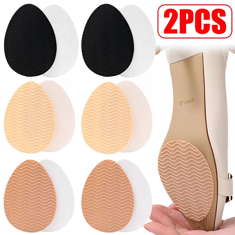 2PCS-Shoe-Sole-Protector-Anti-Slip-Replacement-Rubber-Soles-Outsoles ...