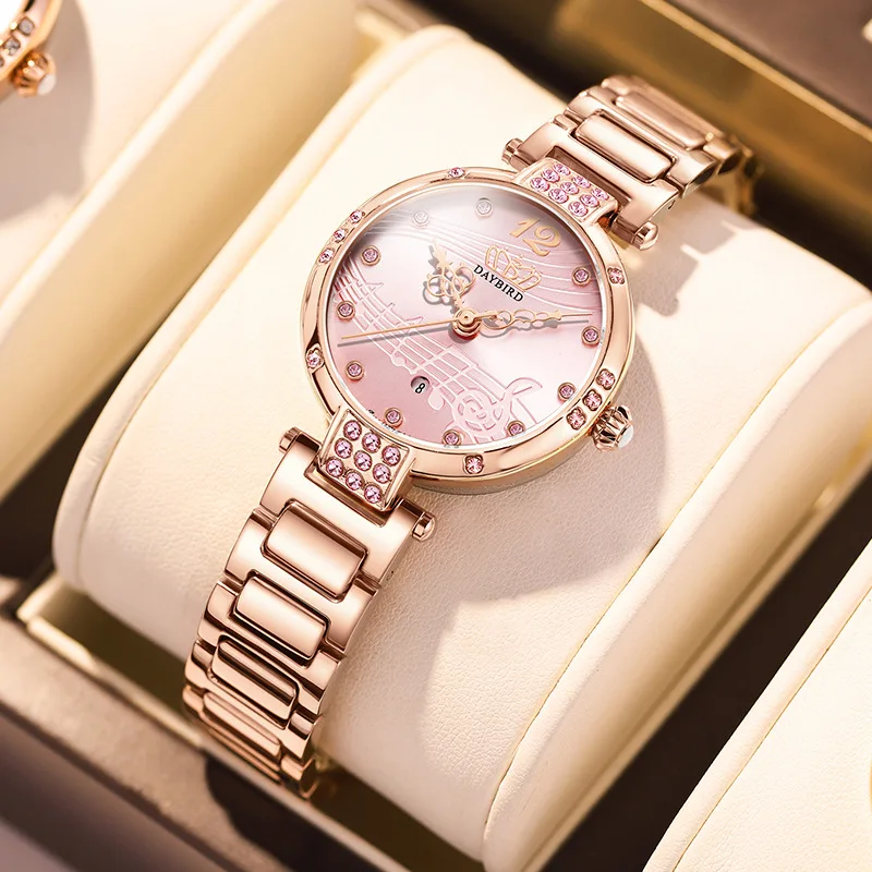 New Fashion Trend Women Watches Rose Gold Automatic Mechanical Watch ...