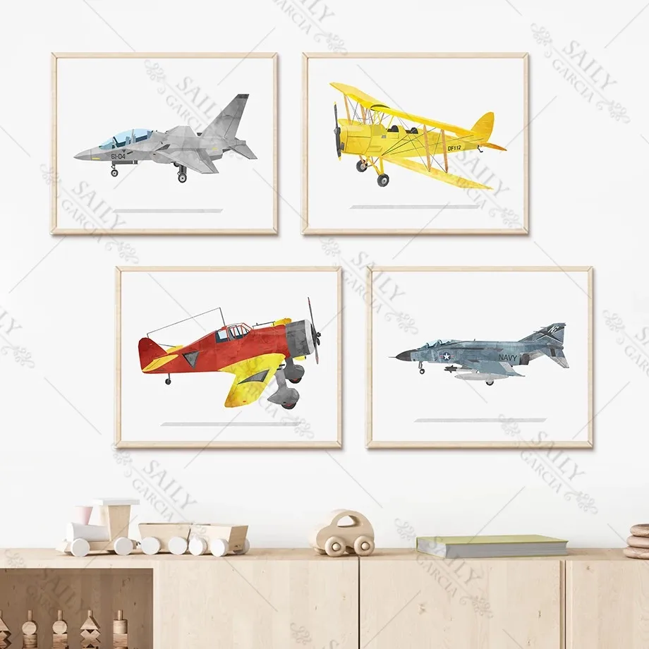 Abstract Airplane Art