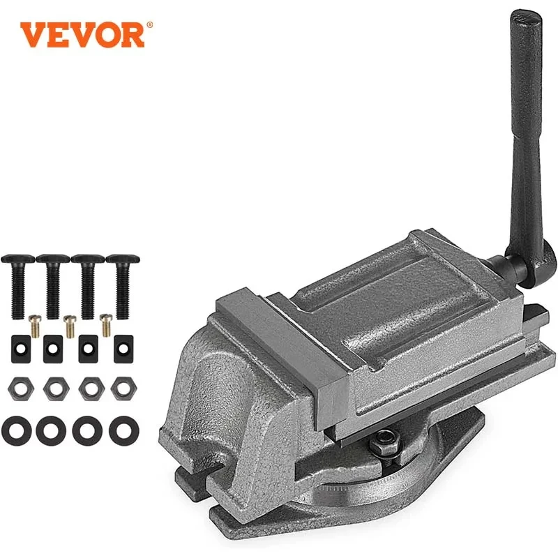VEVOR-Work-Bench-Vise-Table-5Inch-Clamp-Precision-Chuck-Milling-Machine ...
