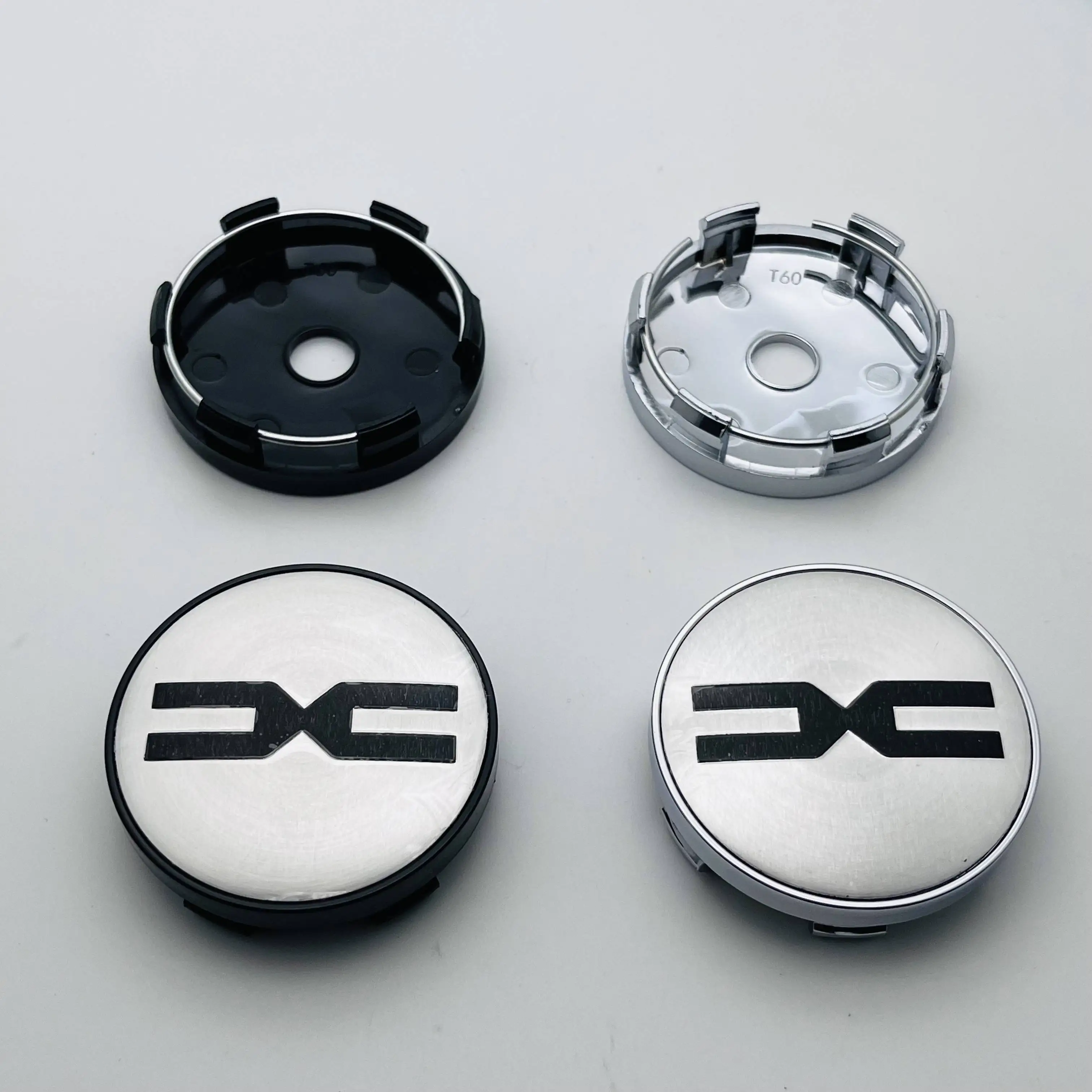 4pcs-3D-60mm-Car-Wheel-Center-Caps-Whit-Emblem-LOGO-Sticker-Rim-Hub ...