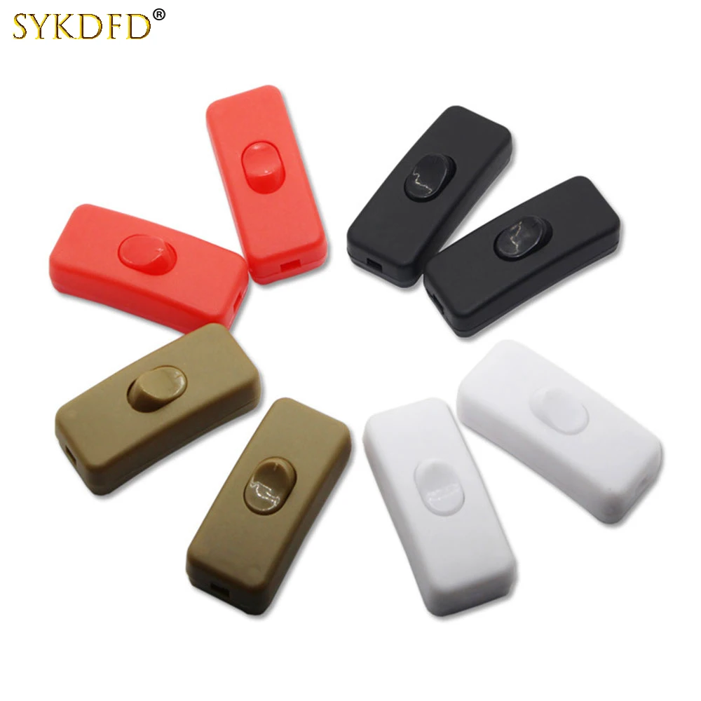 1PCS-DIY-ON-OFF-Inline-Switch-Black-Inline-Table-Lamp-Desk-Light-Cord ...