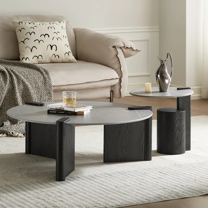 Minimalist-Coffee-Table-Wood-Nordic-Italian-Multifunction-Round-Tea ...