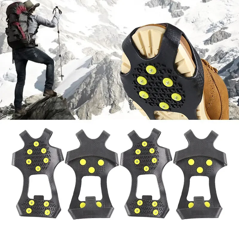 1Pair-10-Studs-Anti-Skid-Snow-Ice-Gripper-Climbing-Shoe-Spikes-Grip ...