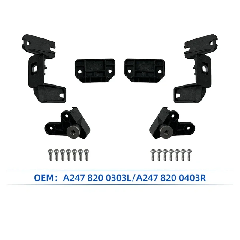 X-T 1Pair Headlight Repair Bracket Kits A2478200303 A2478200403 For ...