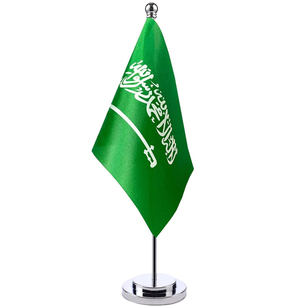 14x21cm-Saudi-Arabia-Desk-Small-Country-Banner-Meeting-Room-Boardroom ...