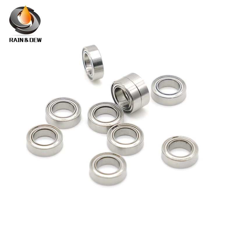 10Pcs-10x20x6-Bearing-S2010ZZW6-ABEC-7-Stainless-Steel-Ball-Bearing ...