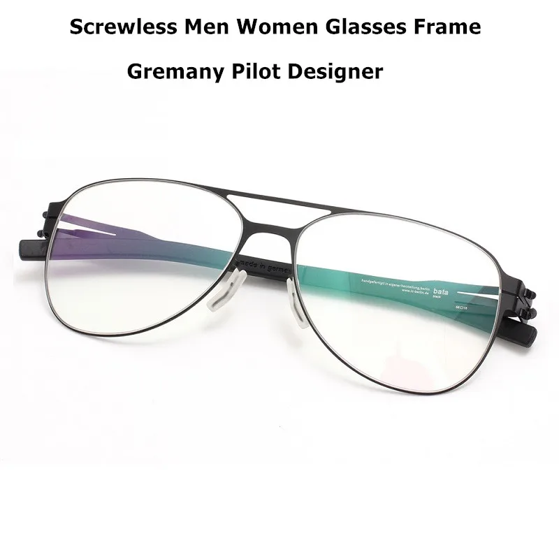 German-Brand-Glasses-Frame-Women-Stainless-Steel-Prescription ...
