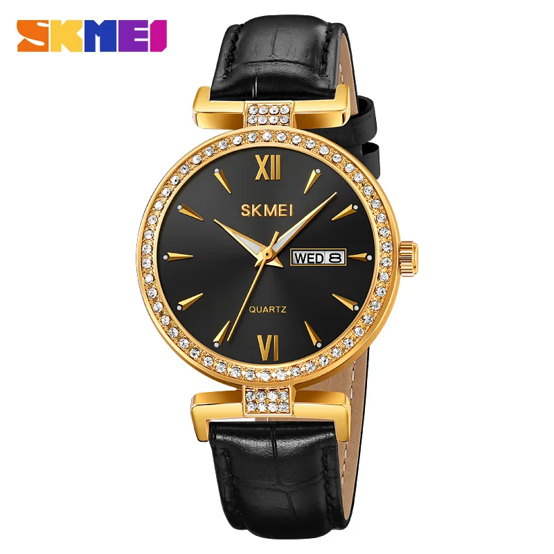 SKEMI-Elegant-Womens-Watches-Easy-Read-Dial-Fashion-Waterproof-Ladies ...