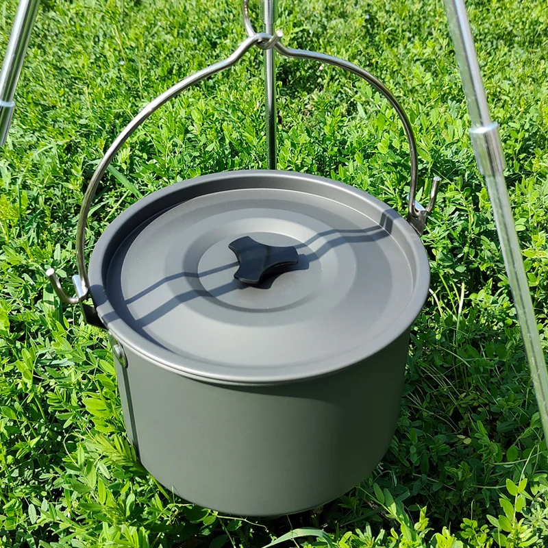 Lighten-Up-4L-Camping-Hanging-Pot-Alumina-Oxide-Outdoor-Cooking-Pot-for ...