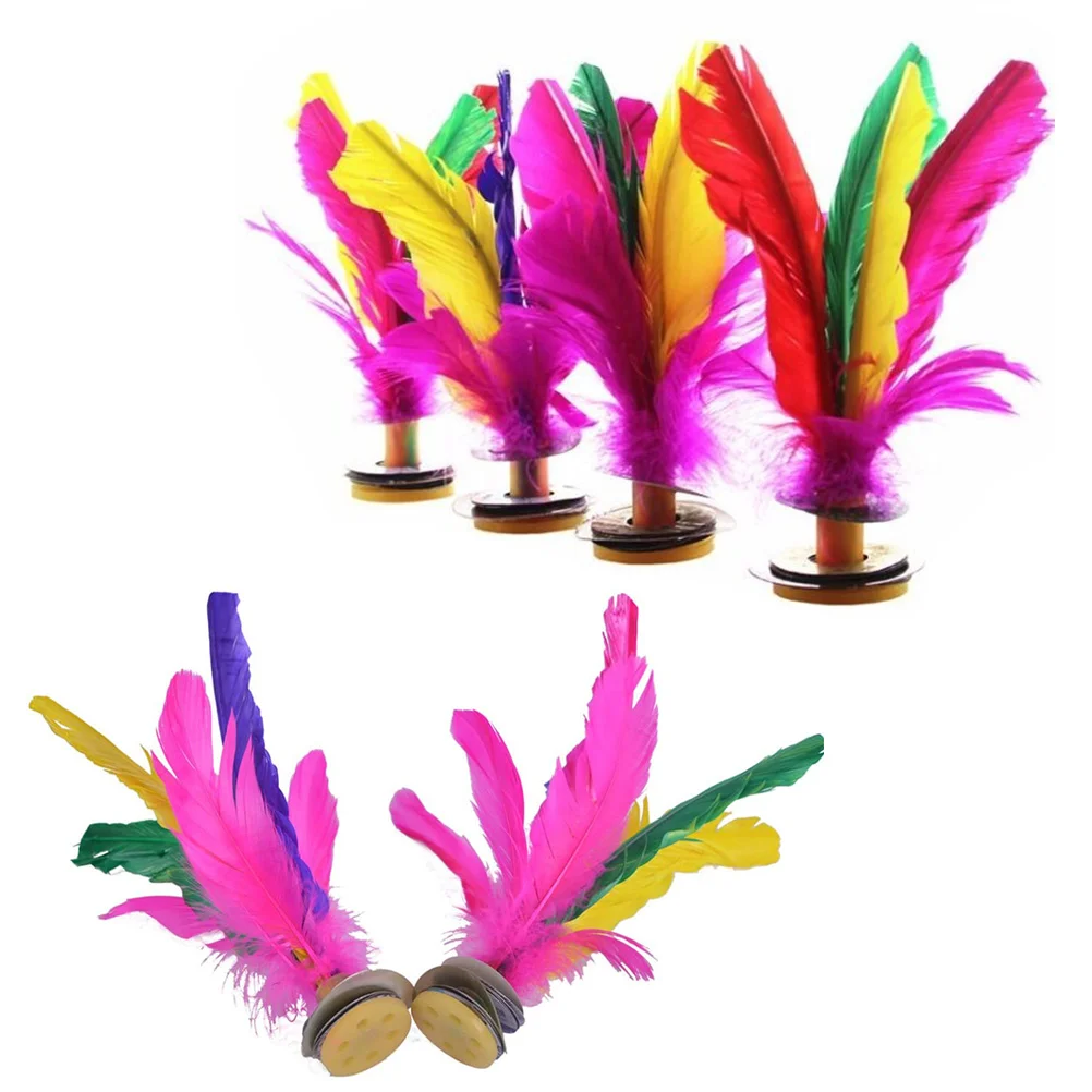 6Pcs Base Thickened Shuttlecocks Outdoor Kick Shuttlecock Children ...