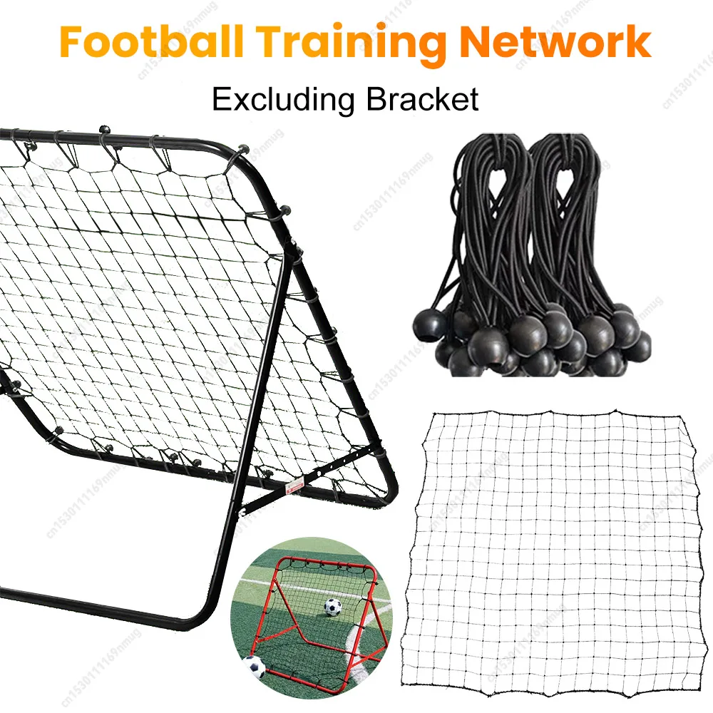 Soccer Rebounder Net with 20 Elastic Ropes Soccer Bounce Back Net ...