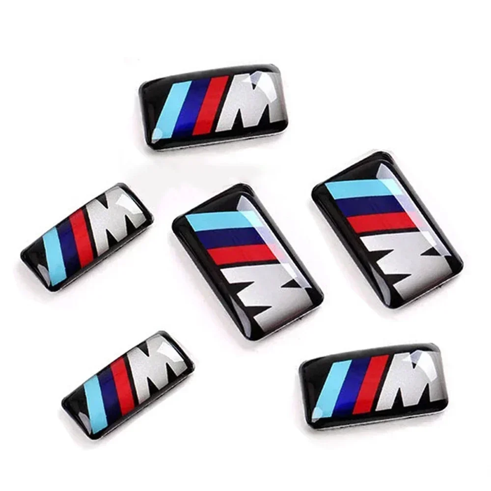 5/10PCS BMW E46 E39 E38 E90 E60 E36 F30 F20 M Logo Car Steering Wheel ...