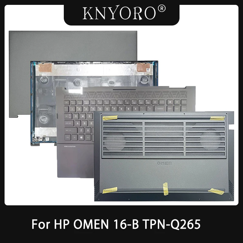 For-HP-OMEN-16-B-TPN-Q265-Laptop-Top-Cover-Frame-Screen-Back-Case-Palm ...