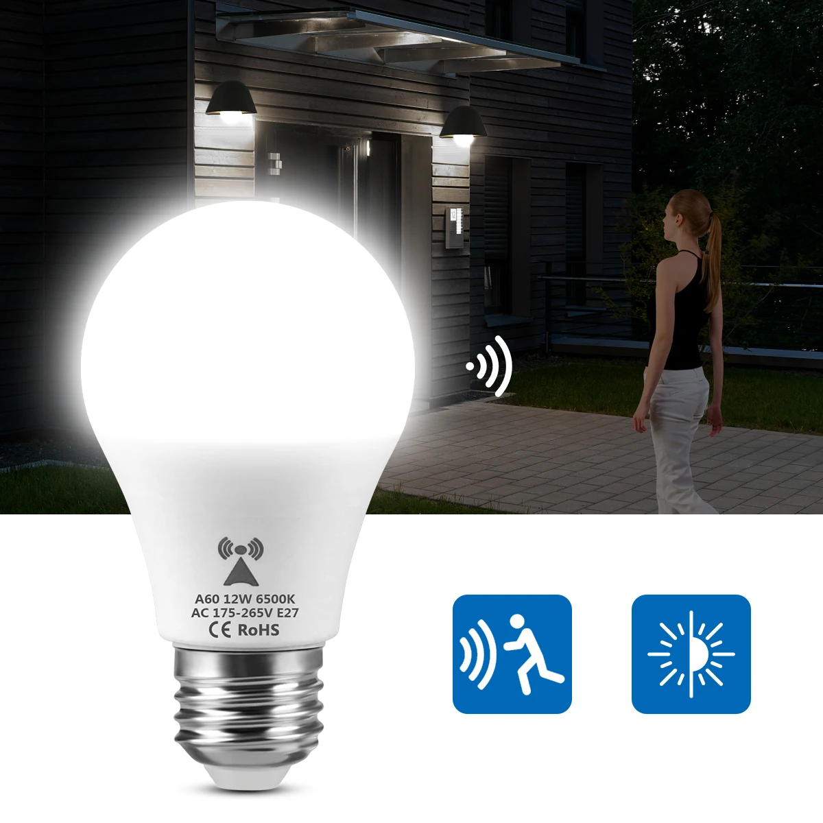 Radar-Sensor-Light-PIR-Motion-Sensor-LED-Bulb-12W-E27-Lamp-Lamparas ...