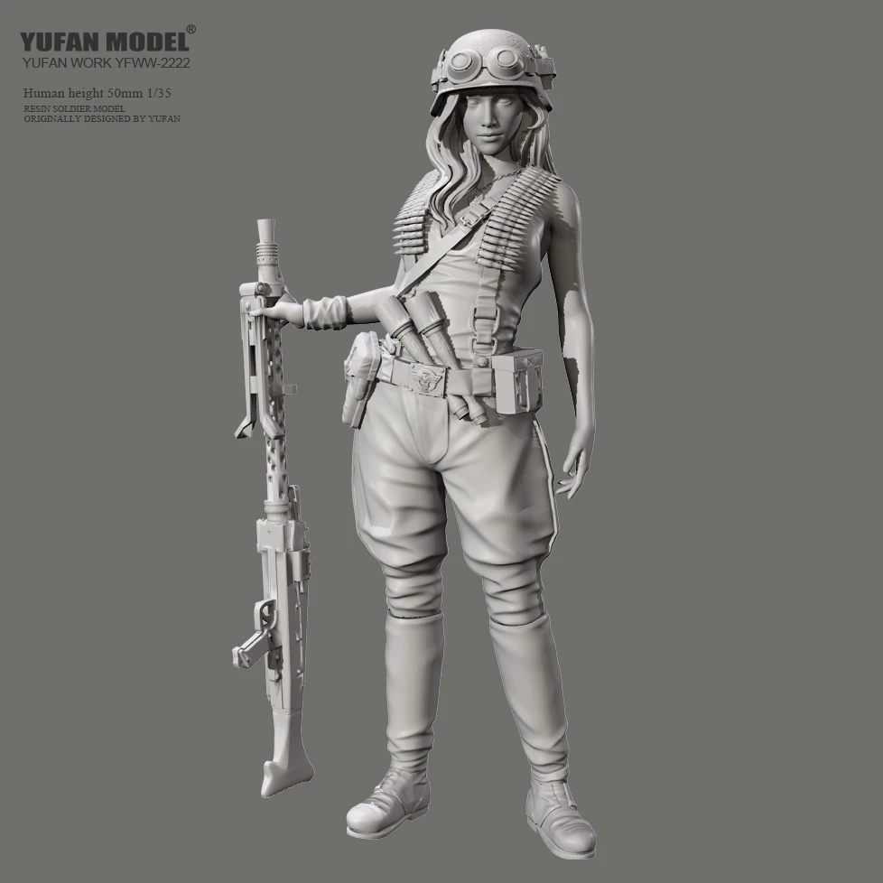 YUFAN-MODEL1-35-Resin-model-kits-figure-beauty-colorless-and-self ...