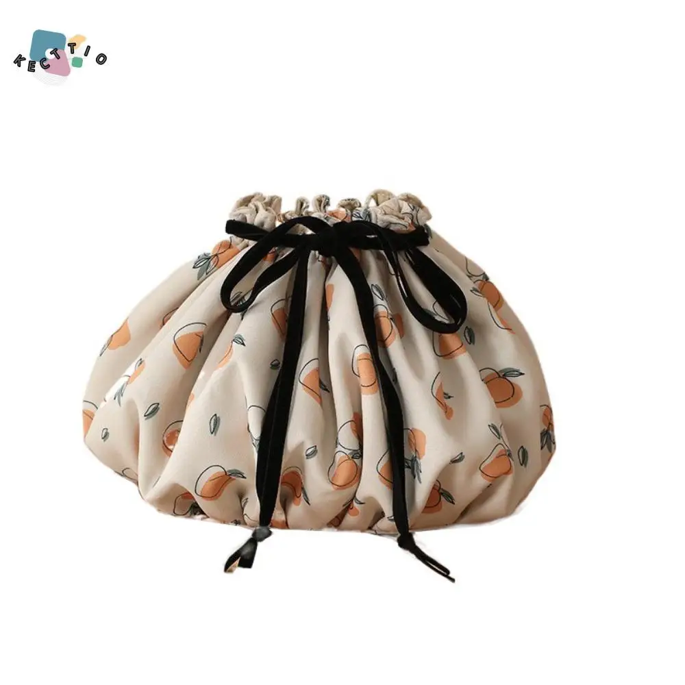 Large Capacity Drawstring Makeup Bag Drawstring Waterproof Portable ...