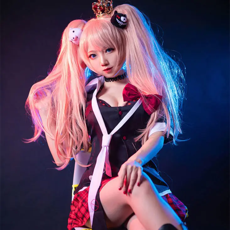 Danganronpa Junko Enoshima Cosplay | Junko Enoshima Cosplay Costumes - Uniform Red - Aliexpress
