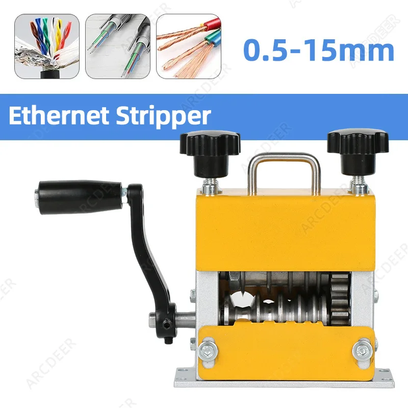 Upgrade handle Portable cable stripper Ethernet Stripper 0.5-15mm Wire ...