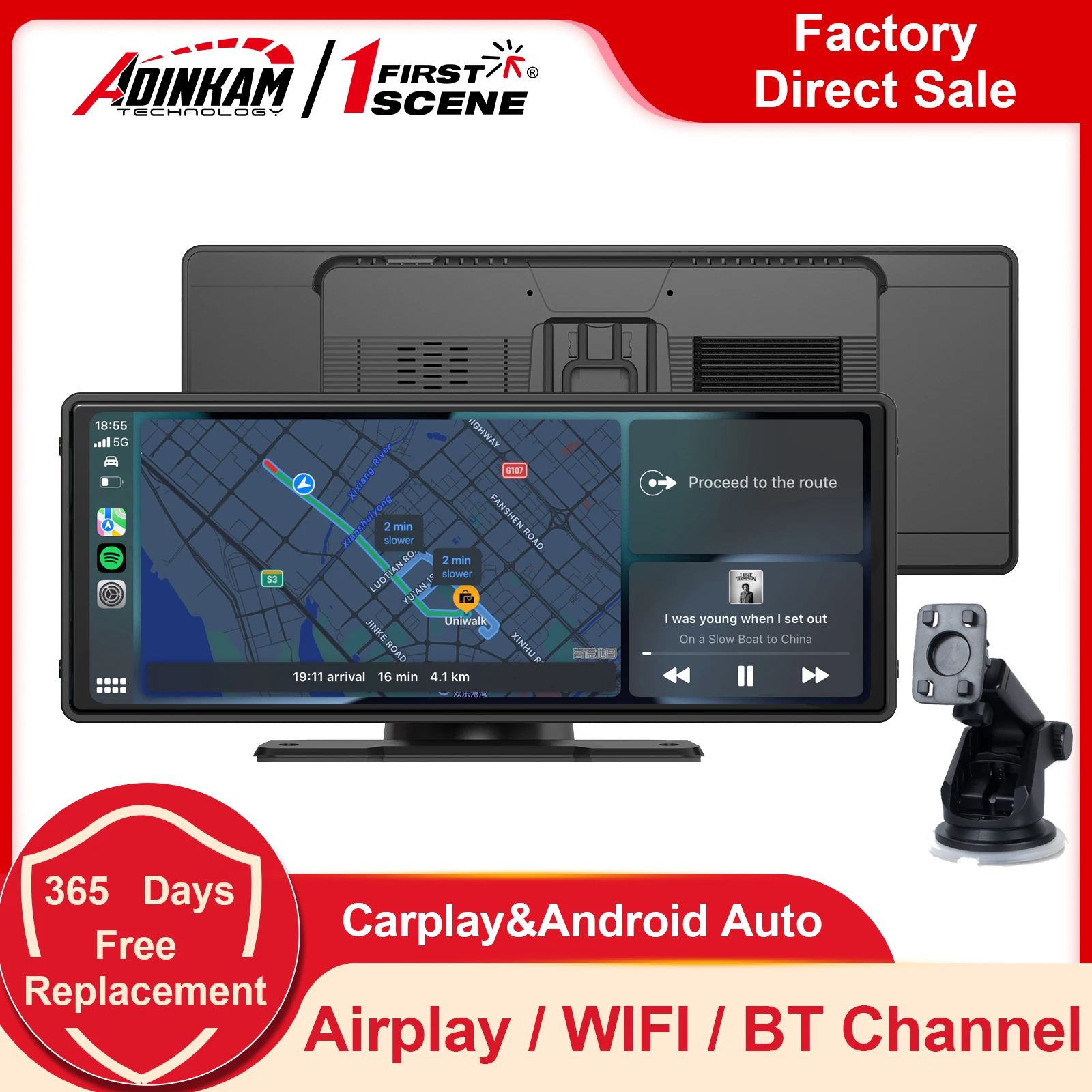 ADINKAM-Portable-10-26-Inch-Car-Smart-Screen-Carplay-Android-Auto-Built ...