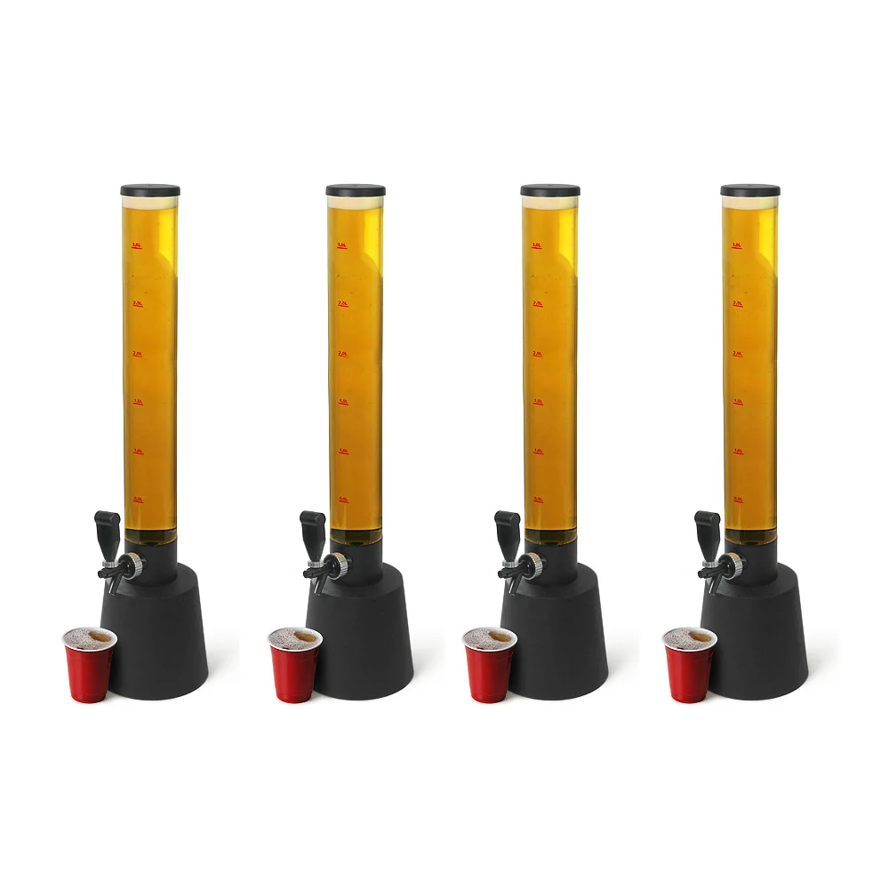 4pcs-Beer-Tower-Wholesaler-Drink-Dispenser-Table-Top-Beverage-Draft ...
