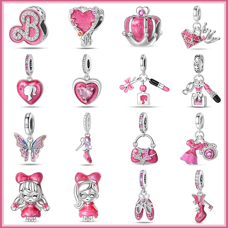 Pantoufles-en-cristal-en-argent-regard-2024-s-rie-Barbie-perles-de ...