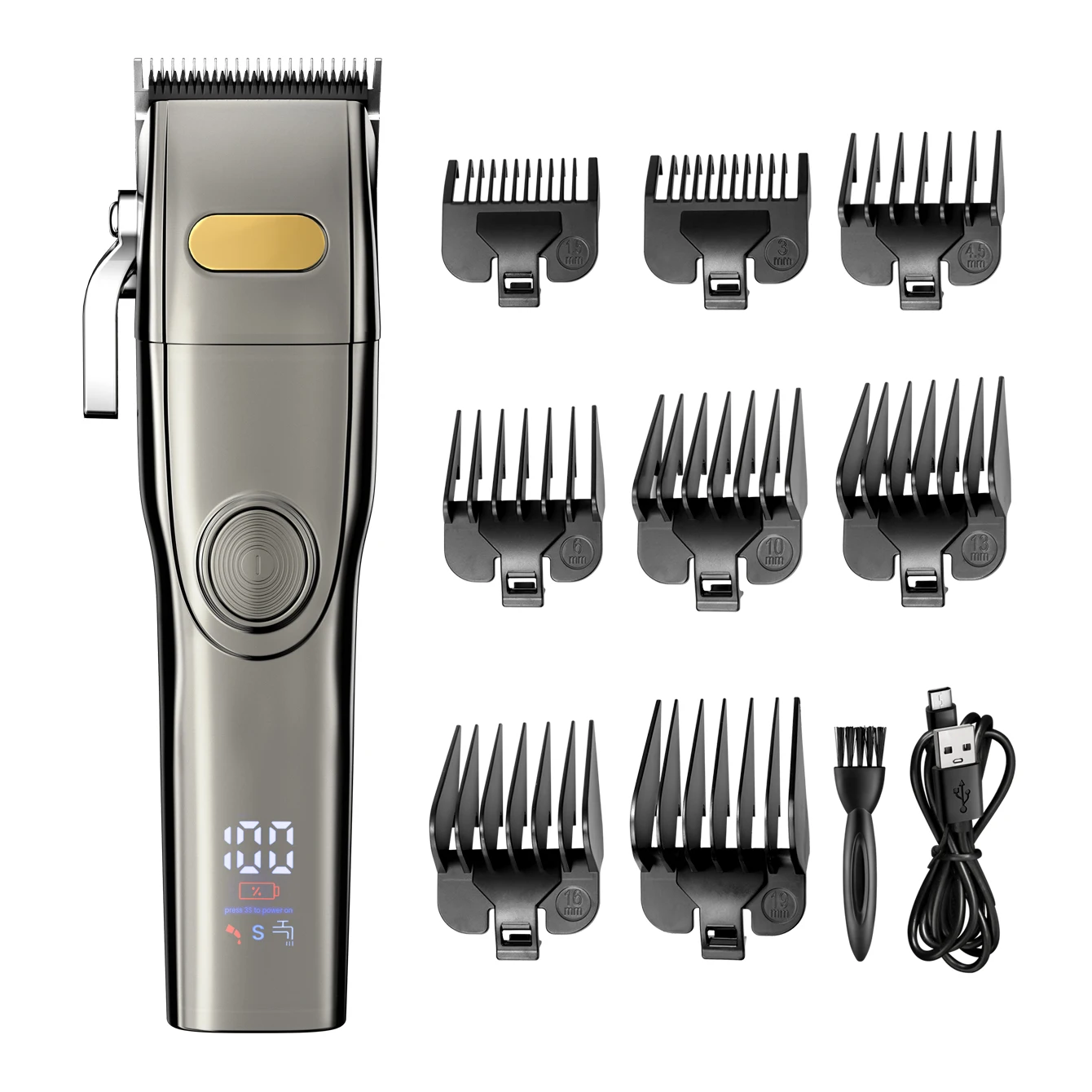 KIKIDO-Original-Design-Full-Metal-Barber-Hair-Clipper-Professional ...