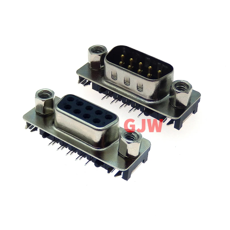 5PCS DB9 Female Male PCB Mount D-Sub 9 pin PCB Connector RS232 ...