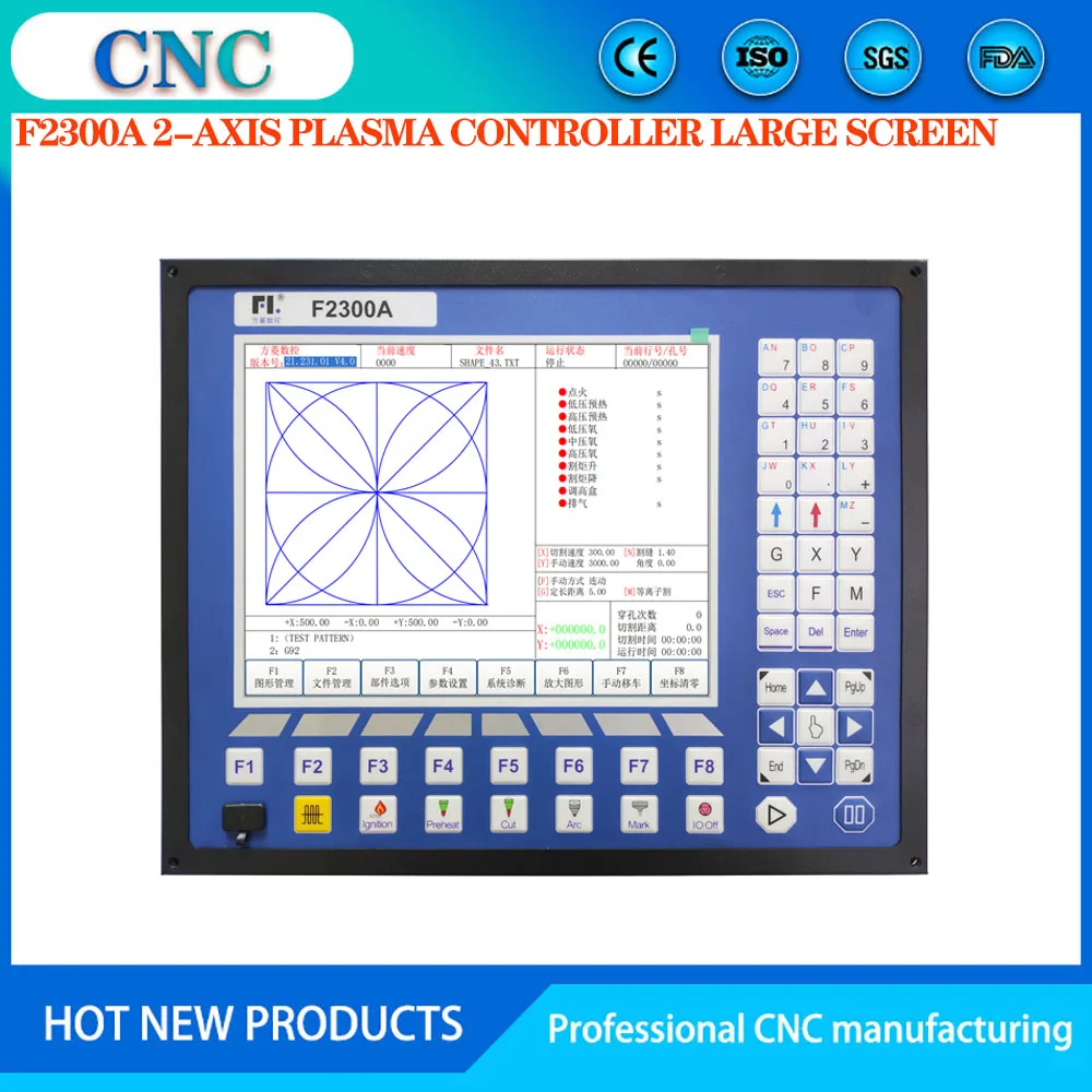 New upgrade offline for plasma flame cutting equipment 2axis motion ...