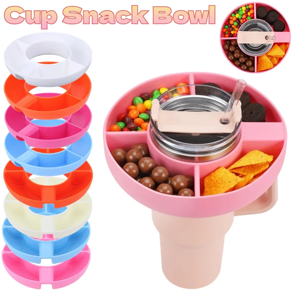 Silicone-Snack-Bowl-Food-Grade-Reusable-Snack-Ring-Lightweight-Candy ...