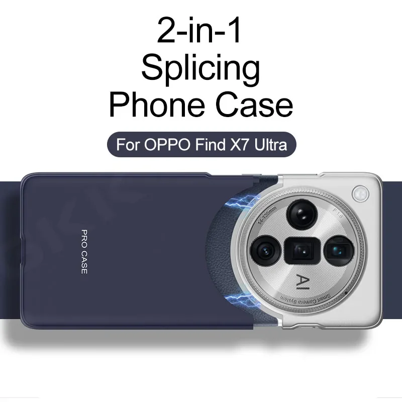 Shockproof Armor Plastic Case For Oppo Find X7 Ultra Camera Protective ...