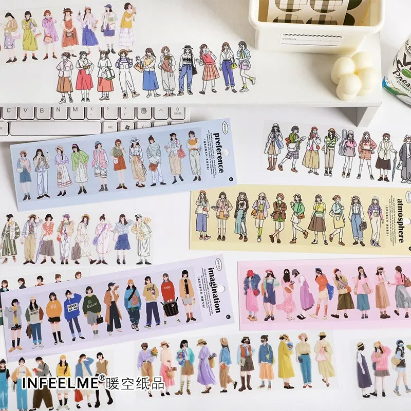 3-Sheets-People-Stickers-Journal-Stickers-Fashion-Girls-Stickers-For ...