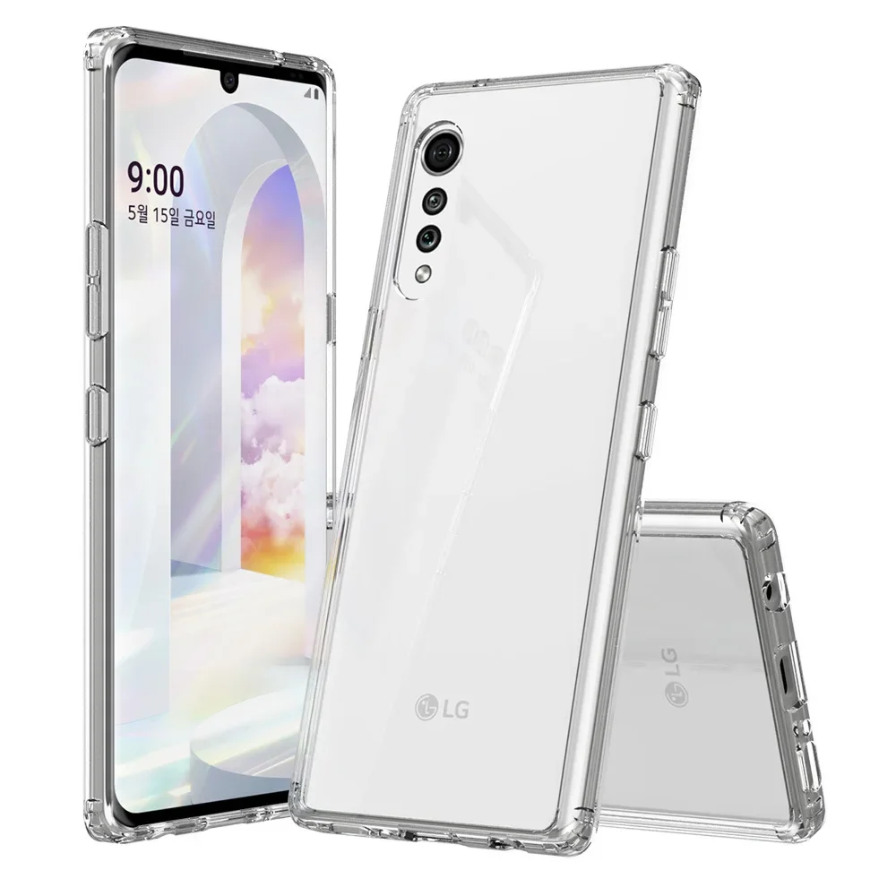 Slim-HD-Clear-Acrylic-Case-for-LG-Velvet-5G-Hybrid-Shockproof-Cover ...