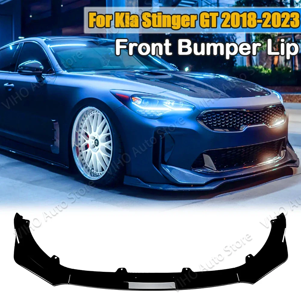 Front Bumper Separator Bumper Lip Body Kit Separator For Kia Stinger GT ...