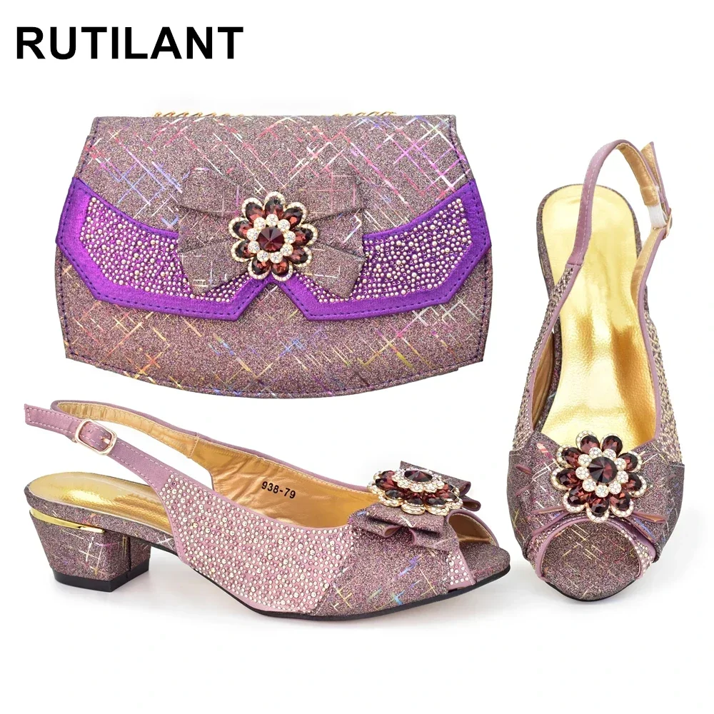 New-Fashion-Bag-and-Shoe-Set-Nigeria-Party-Size-Italian-Matching-Shoes ...