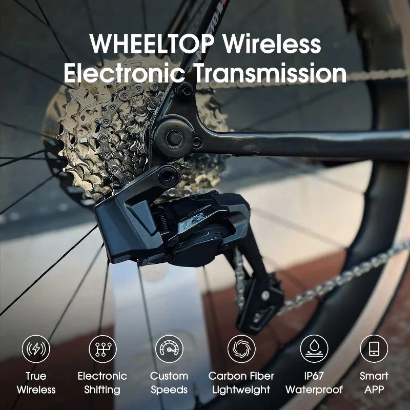 WHEELTOP-EDS-TX-Wireless-Carbon-Electronic-Shifter-Derailleur-Road-Bike-Hydraullc-Disc-Brake ...