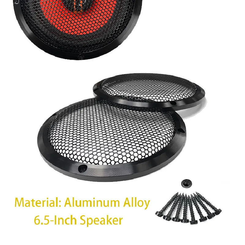 6-5-Inch-Car-Subwoofer-Speaker-Grid-Aluminum-Bass-Net-Speaker-Metal ...