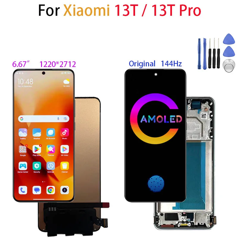 Original AMOLED For Xiaomi 13 T 13T Pro 2306EPN60G 23078PND5G Pantalla ...
