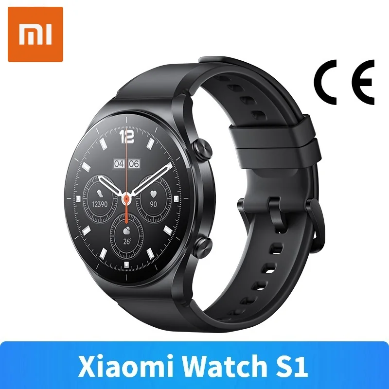 Xiaomi mi relógio s1 gps relógio inteligente 1.43 "amoled sapphire ...