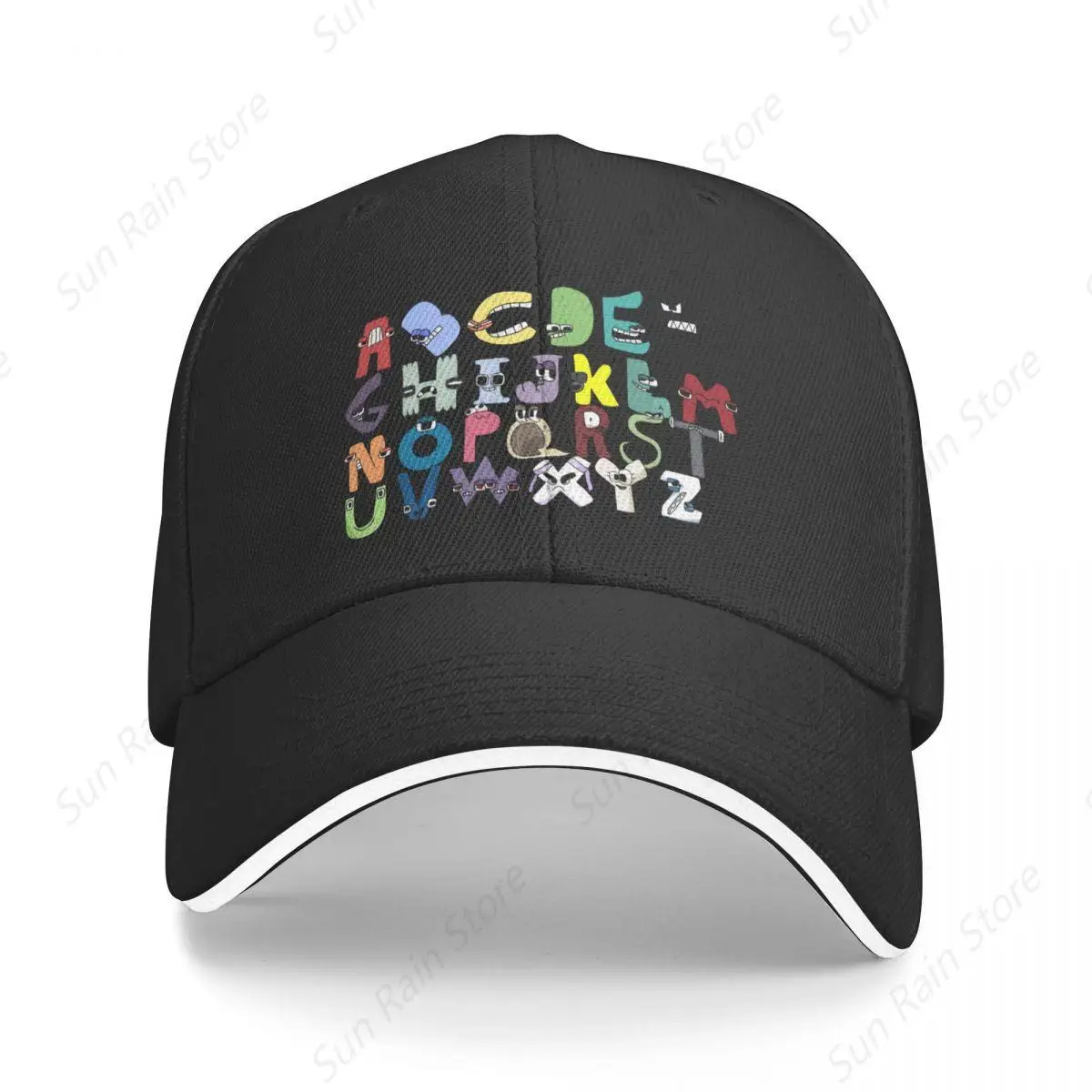 Alphabet Lore Sticker Baseball Cap Sports Cap Brand Man cap Boy Child ...