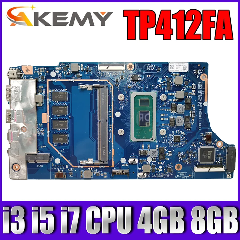 Para ASUS VivoBook Flip 14 TP412F TP412FA Notebook placa base TP412FA ...