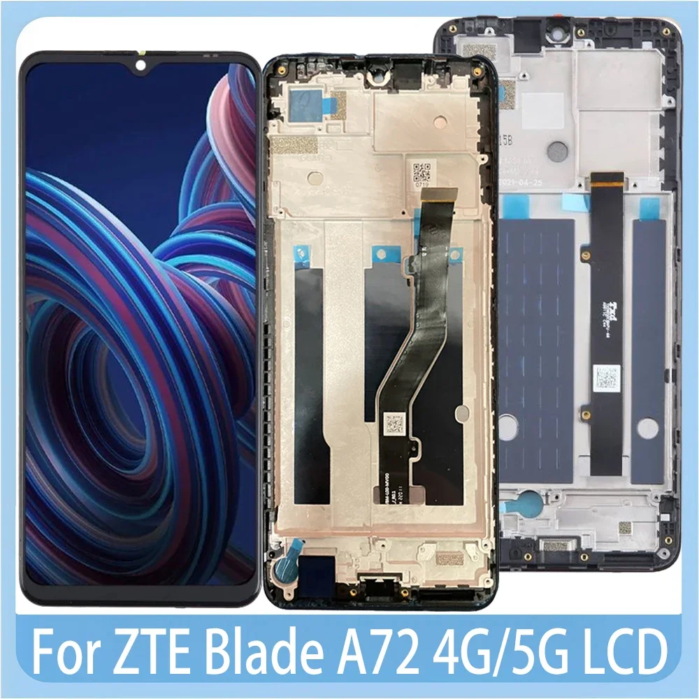 Reemplazo-de-pantalla-LCD-para-ZTE-Blade-A72-montaje-de-digitalizador-t ...
