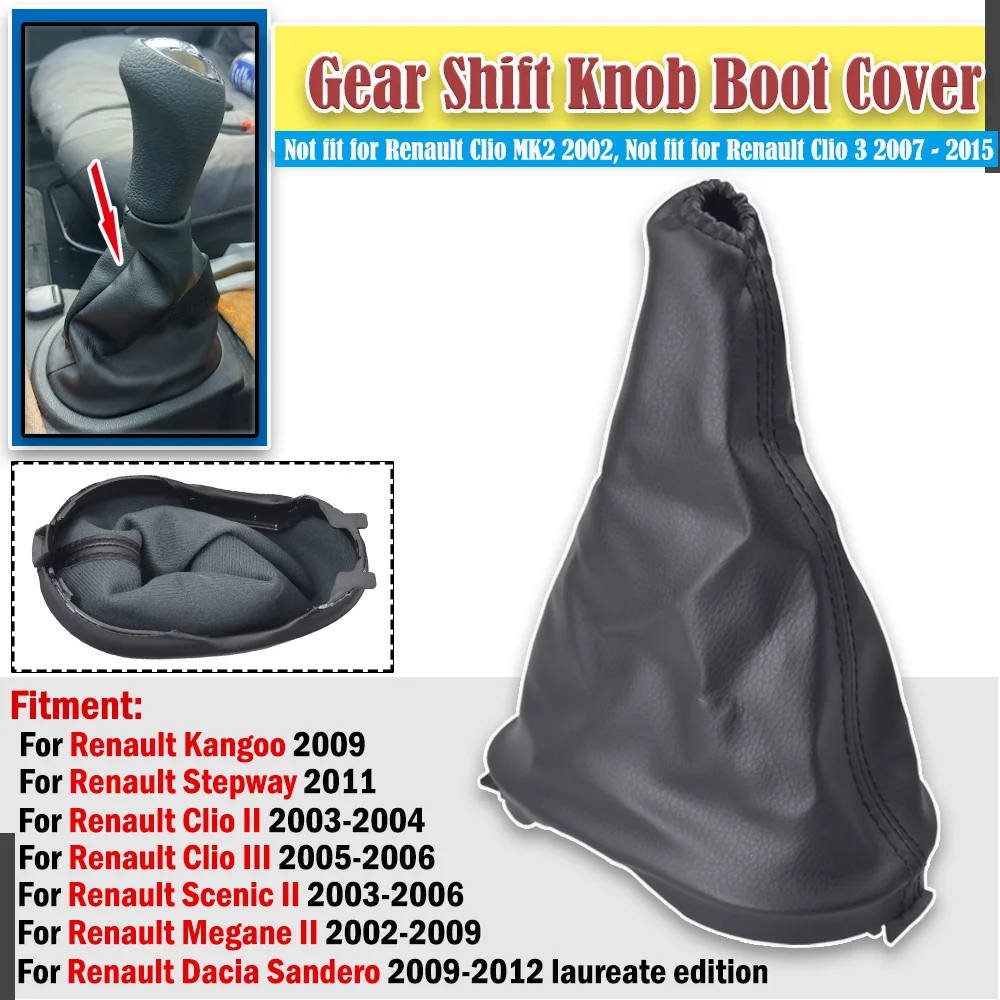 New-Gear-Shift-Knob-Shifter-Gaiter-Boot-Cover-Car-Accessories-For ...