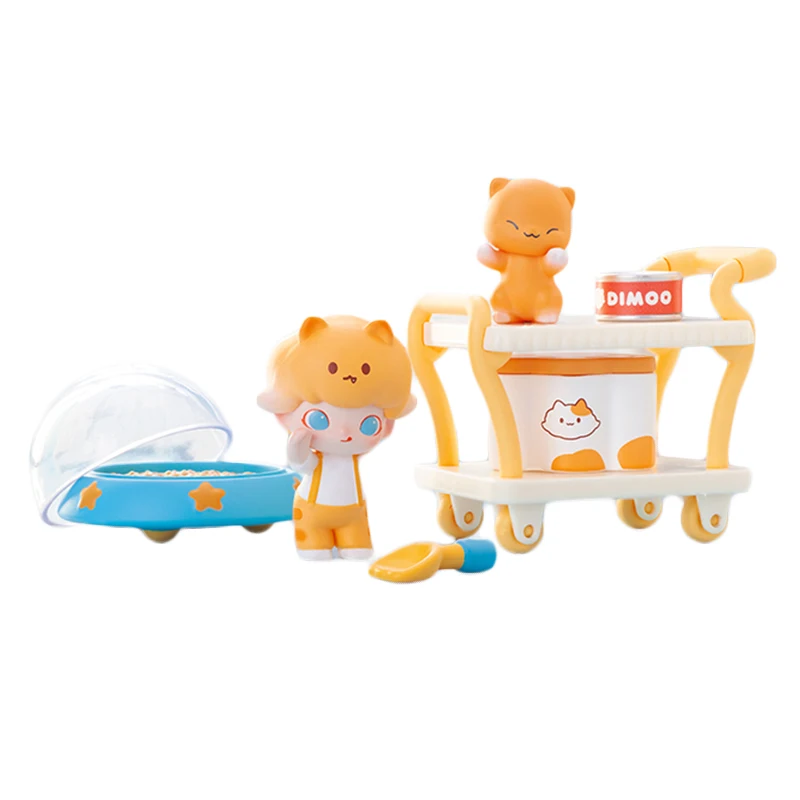 POP MART Dimoo Cat Paradise Series DXING Caja sorpresa Juguetes Caja ...