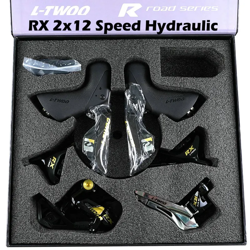 LTWOO RX 2X12S Hydraulic Road Groupset 24S Carbon Fibre Hydraulic Brake ...