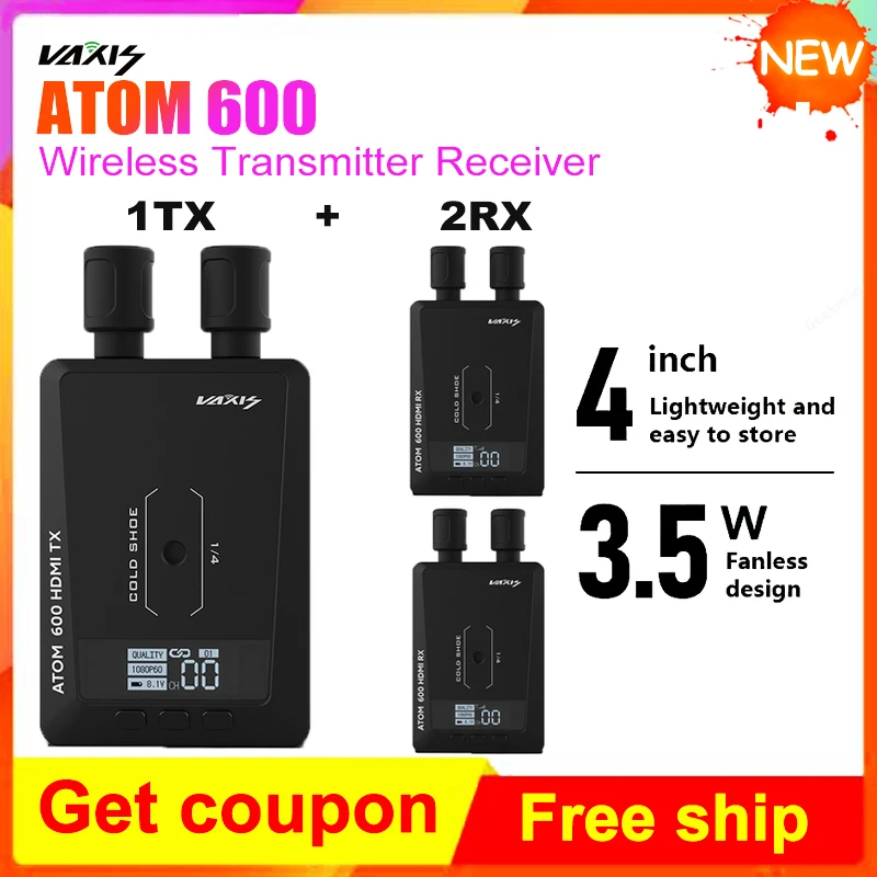 Vaxis ATOM 600 Wireless Transmitter Receiver 1080P HD Image Video ...