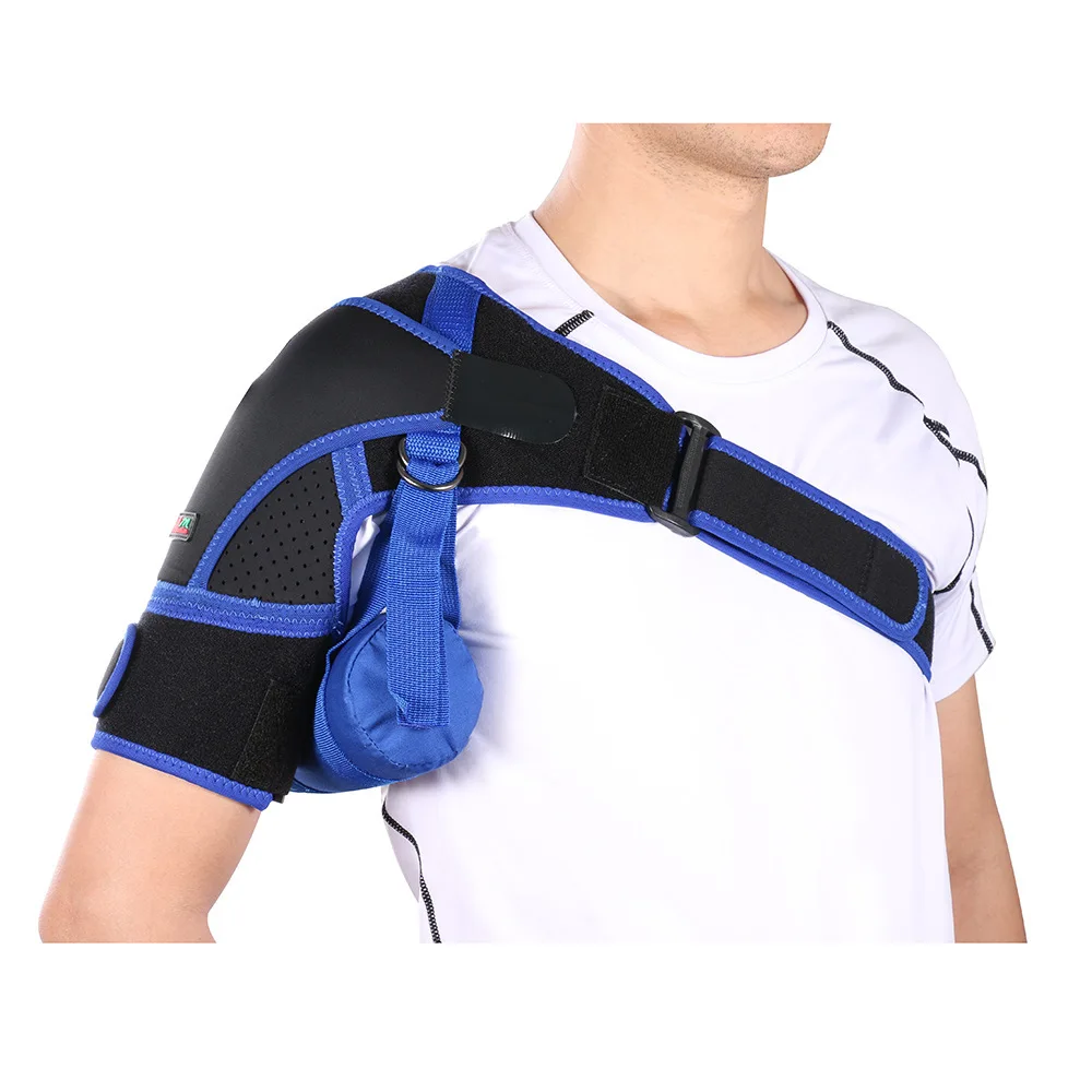 Breathable-Shoulder-Brace-with-Pressure-Pad-Neoprene-Sleeve-Ice-Support ...