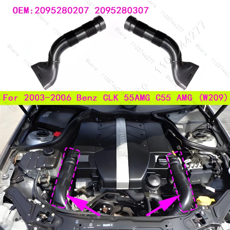 Para 2003-2006 Mercedes-Benz CLK320, CLK500, CLK 55AMG, C55 AMG (W209 ...