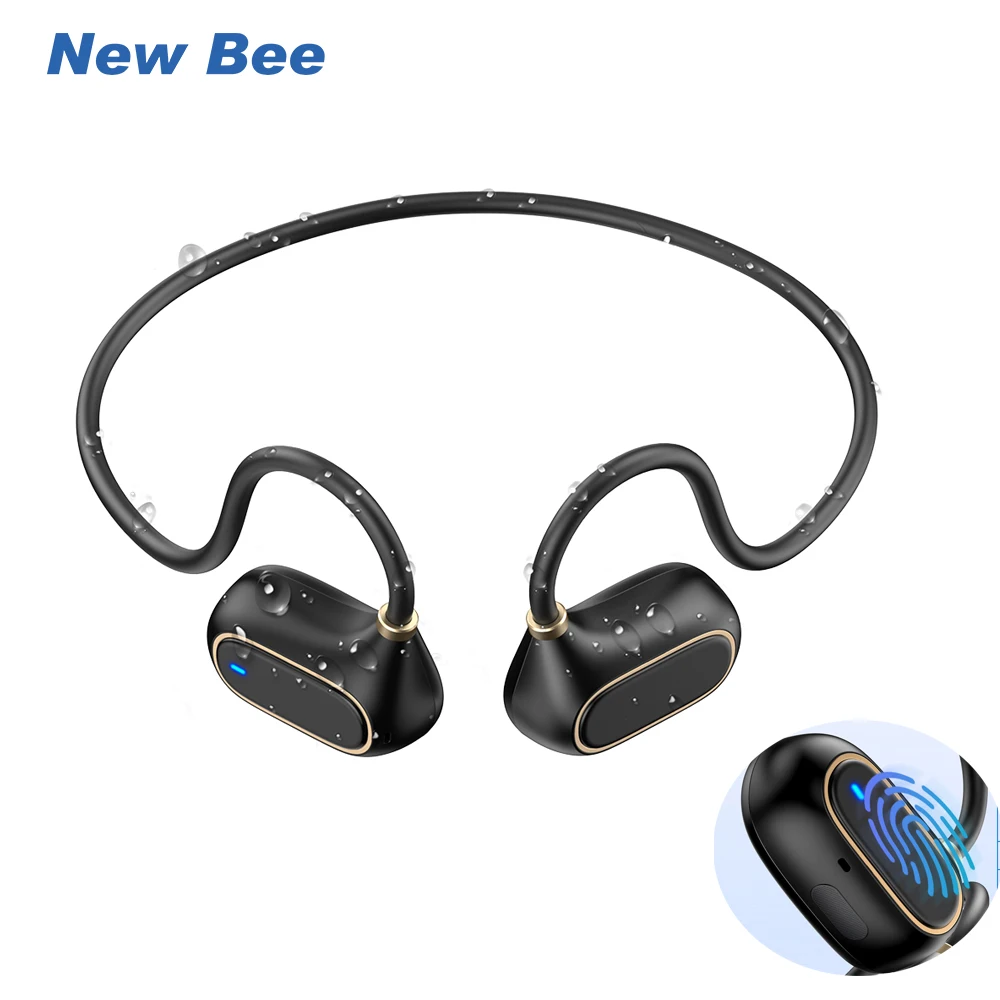 New-Bee-Bluetooth-5-3-Air-Conduction-Wireless-Headset-H1-Sport-Earbuds ...