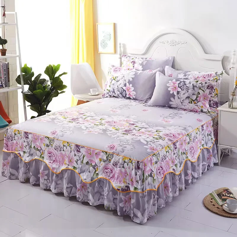 1-Piece-Sexy-Flower-Bedspread-Non-Slip-Bed-Dress-Sheet-for-King-Queen ...